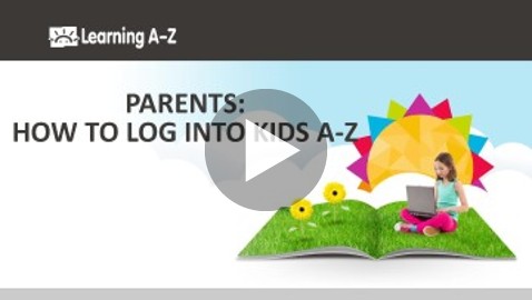 Parents: How to Log into Kids A-Z Account