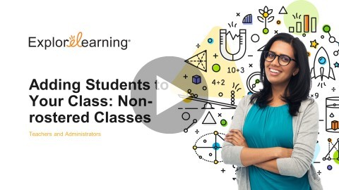 Adding Students to Your Class: Non-Rostered Classes
