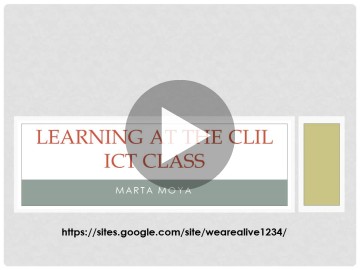 Presentation about the CLIL ICT class