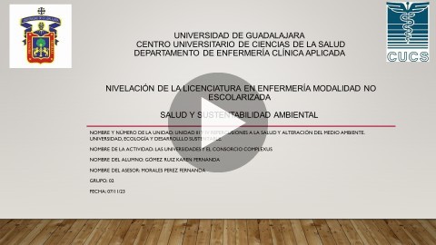 Las universidades y el consorcio complexus
