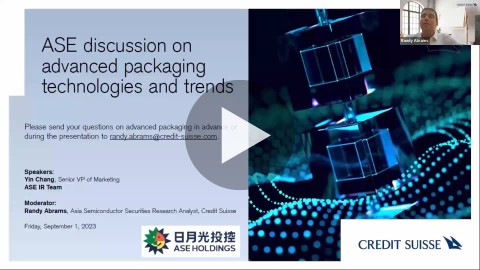 ASE discussion on advanced packaging technologies and trends