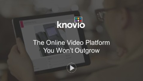 Platform Overview: Knovio Learning Center