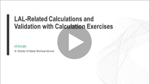 LAL-Related Calculations and Validation with Calculation Exercises