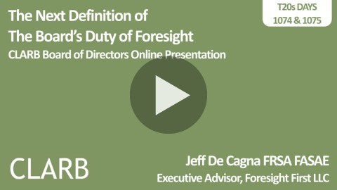 The Next Definition of The Board's Duty of Foresight Online ...