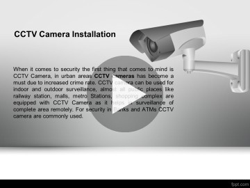 CCTV Camera Installation